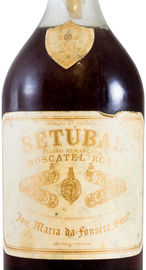 Moscatel Roxo de Setúbal José Maria da Fonseca 20 anos (garrafa antiga)