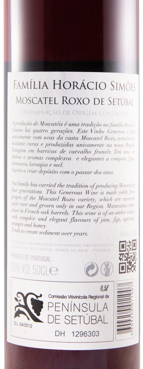 2013 Moscatel Roxo de Setúbal Horácio Simões 50cl