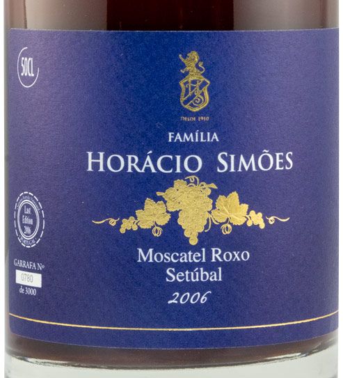 2006 Moscatel Roxo de Setúbal Horácio Simões Armagnac 50cl