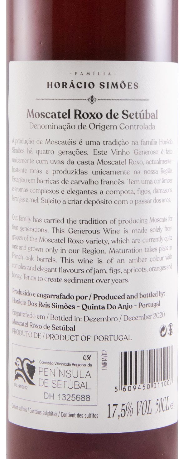 2014 Moscatel Roxo de Setúbal Horácio Simões 50cl