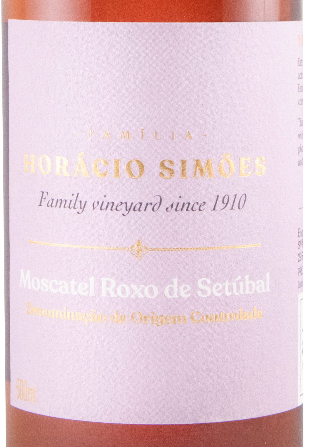 Moscatel Roxo de Setúbal Horácio Simões 50cl