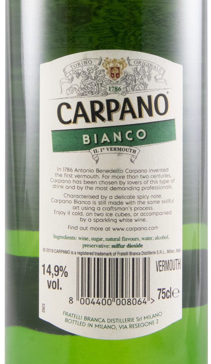 Vermute Carpano Bianco