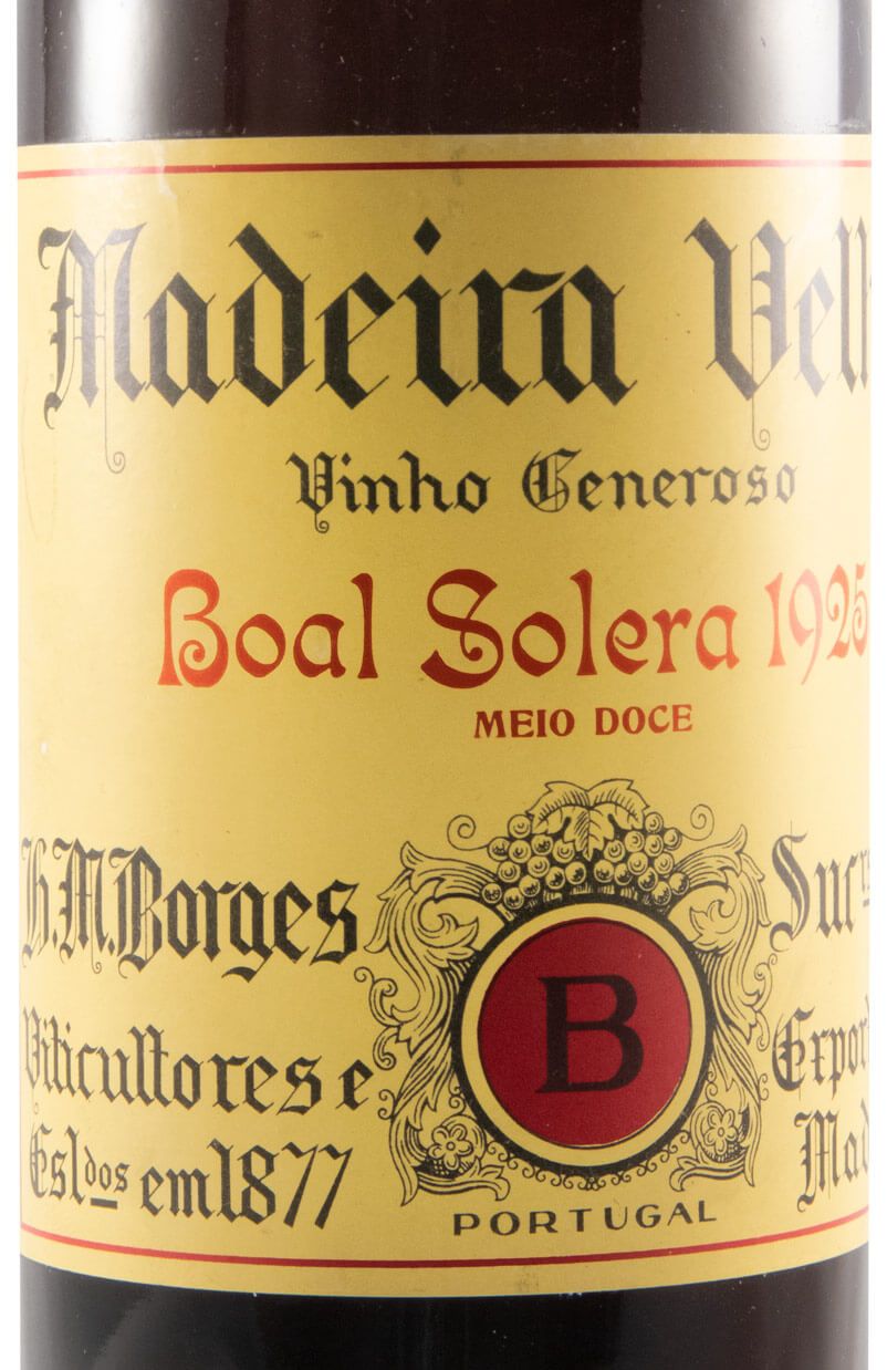 1925 Madeira H.M.Borges Boal Solera