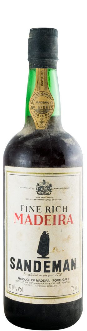 Madeira Sandeman Fine Rich