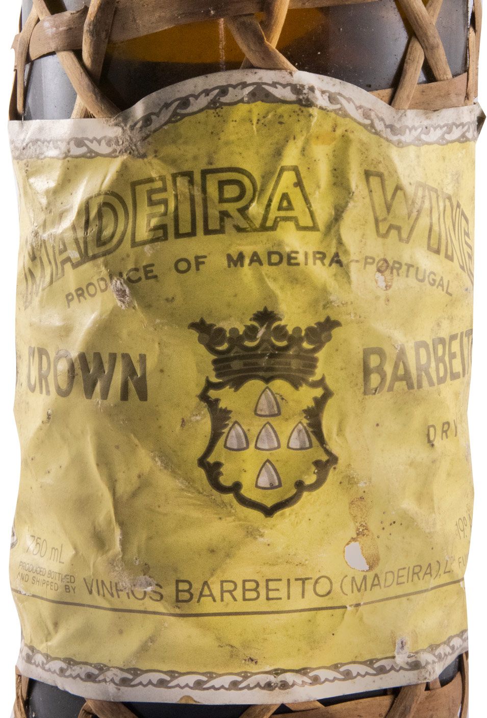 Madeira Barbeito Crown Dry (wicker bottle)