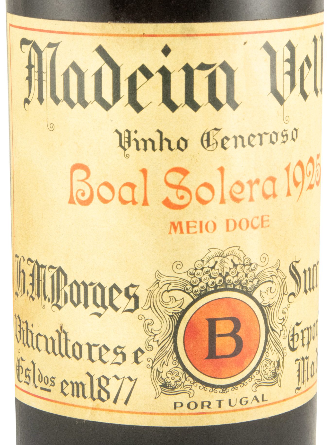 1925 Madeira H. M. Borges Boal Solera